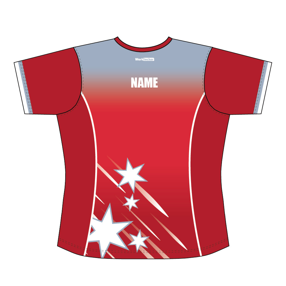 Strathalbyn Netball Club Warm Up Tee - Worklocker Mount Barker