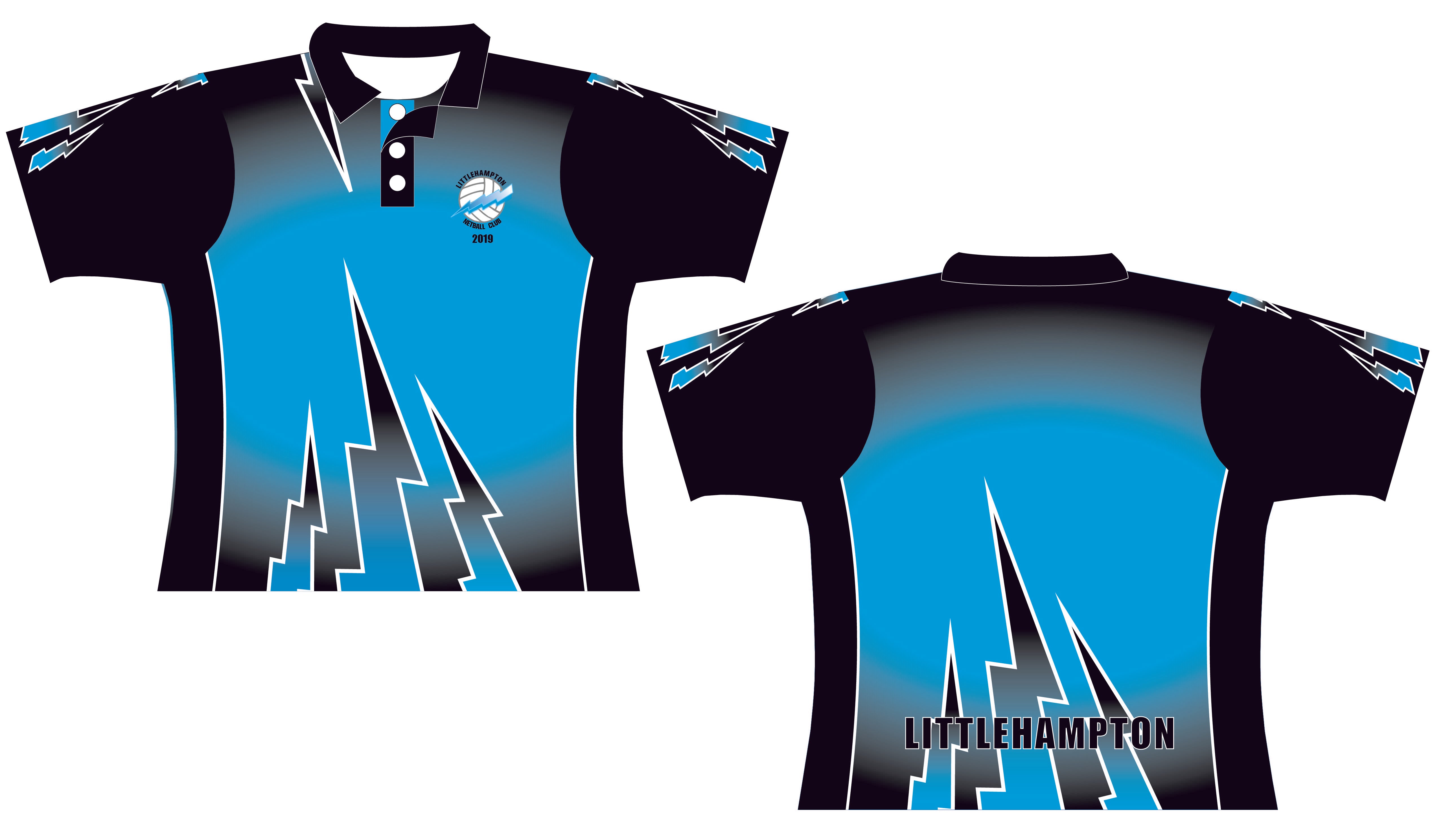 Littlehampton Netball Club Polo - Worklocker Mount Barker